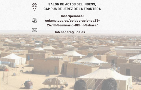 III SEMINARIO PERMANENTE DE DERECHOS HUMANOS EN EL SÁHARA OCCIDENTAL, 26 febrero a 1 marzo 2024 ...
